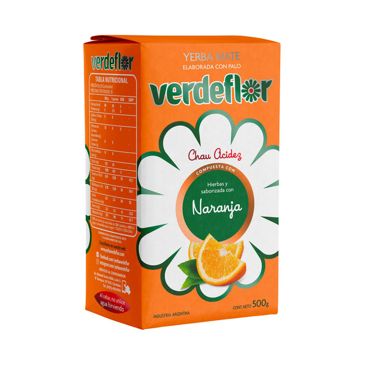Verdeflor Orange Yerba Mate 500g - Authentic Yerba Mate Tea Australia ...